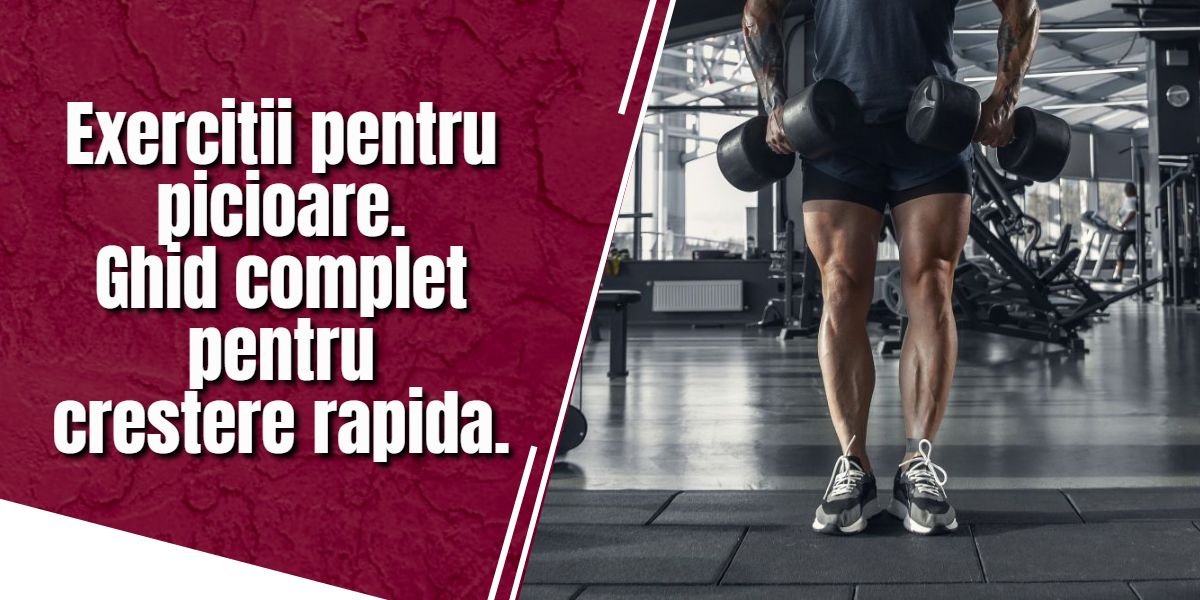 Exercitii pentru picioare. Ghid complet pentru crestere rapida