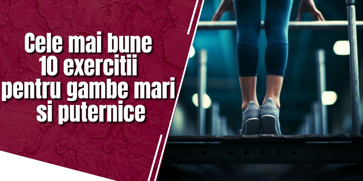 Cele mai bune 10 exercitii pentru gambe mari si puternice