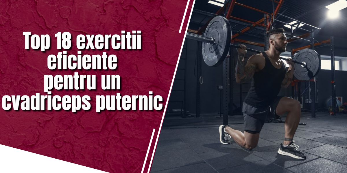 Top 18 exercitii eficiente pentru un cvadriceps puternic
