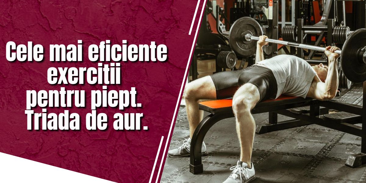 Cele mai eficiente exercitii pentru piept. Triada de aur