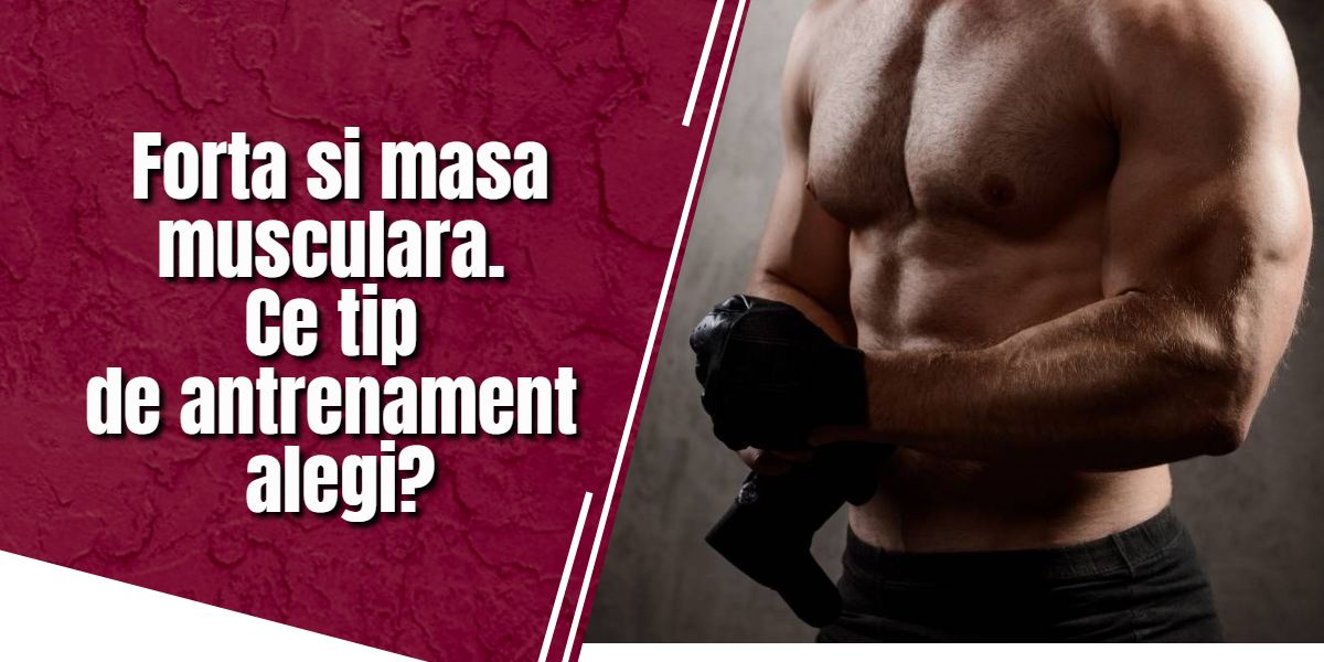 Forta si masa musculara. Ce tip de antrenament alegi?