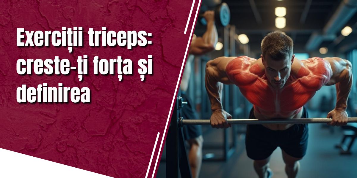 Exerciții triceps: creste-ti forța și definirea
